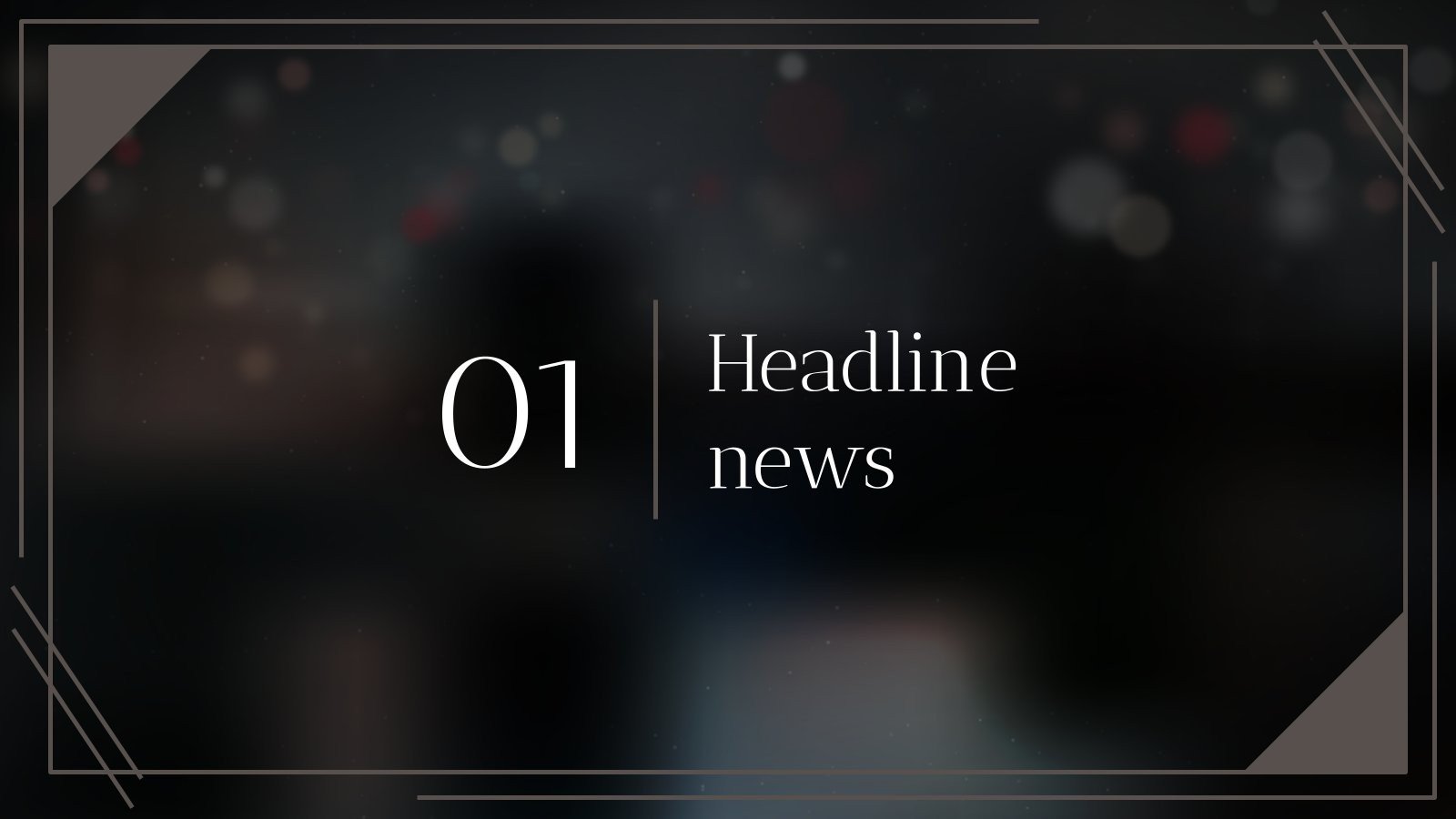 Somber Style Newsletter | Google Slides & PowerPoint