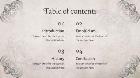 Philosophical Theory: Empiricism | Google Slides & PPT