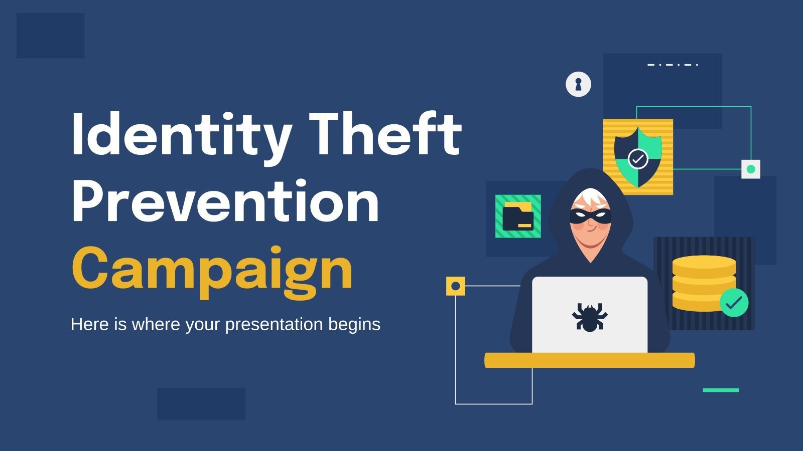 Identity Theft Prevention Campaign | Google Slides & PPT