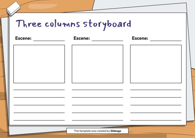 Printable Storyboard Structures | Google Slides & PPT