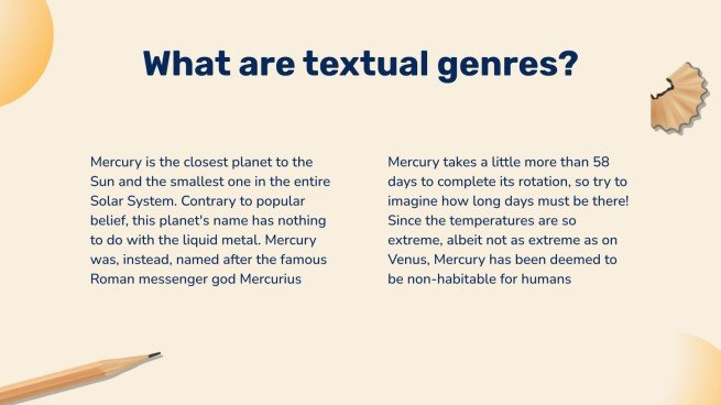 Language Arts Subject for High School: Textual Genres