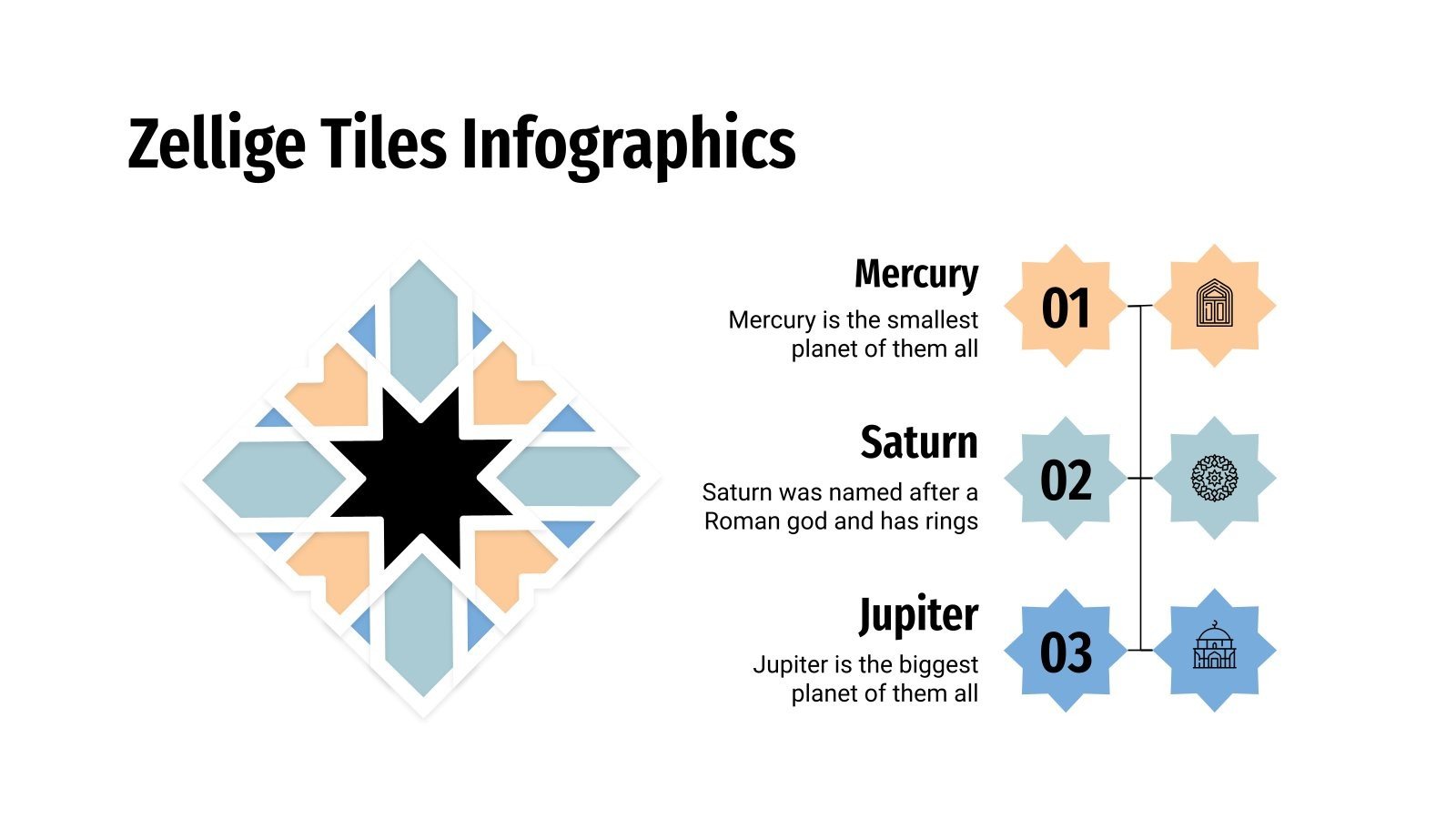 Zellige Tiles Style Infographics | Google Slides & PPT
