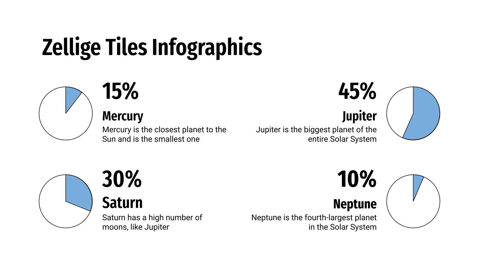 Zellige Tiles Style Infographics | Google Slides & PPT