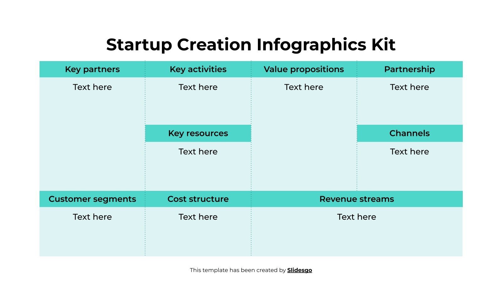 Startup Creation Infographics Kit: Table | Google Slides