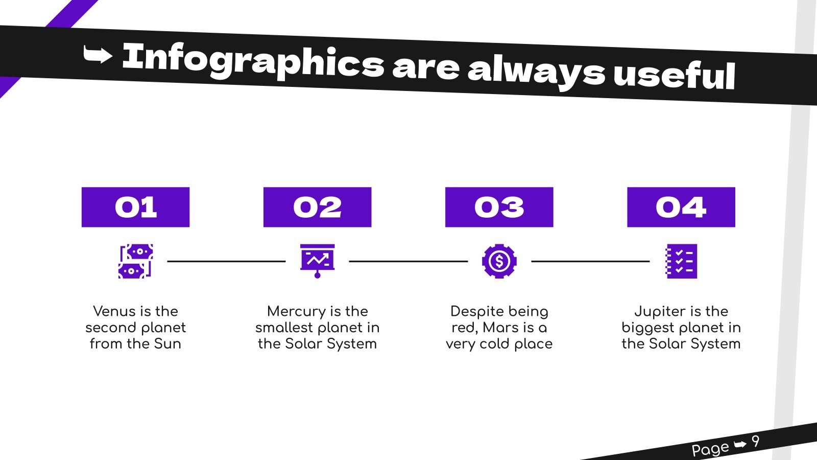 Ticker Tape Design - Business Basic Template | Google Slides