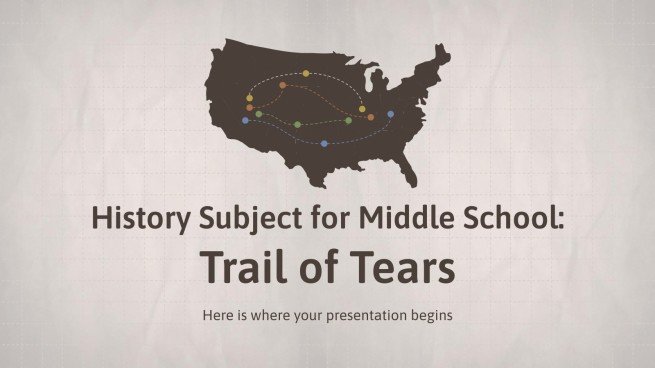 History Subject for Middle School: Trail of Tears