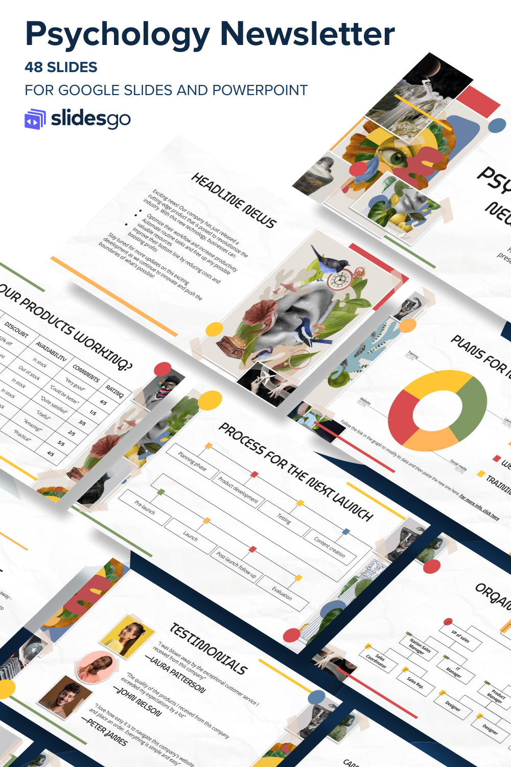 Psychology Newsletter | Google Slides & PowerPoint
