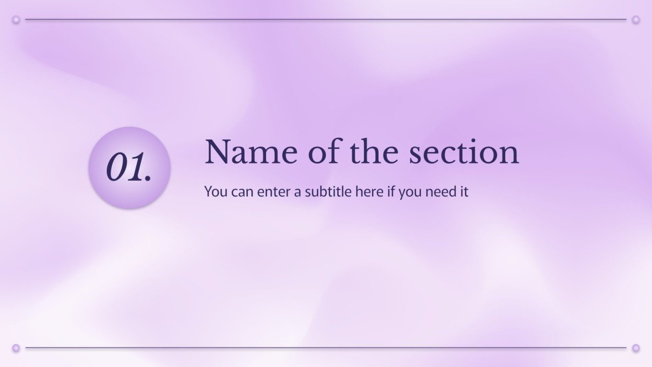 Elegant Digital Lavender Lesson | Google Slides & PPT