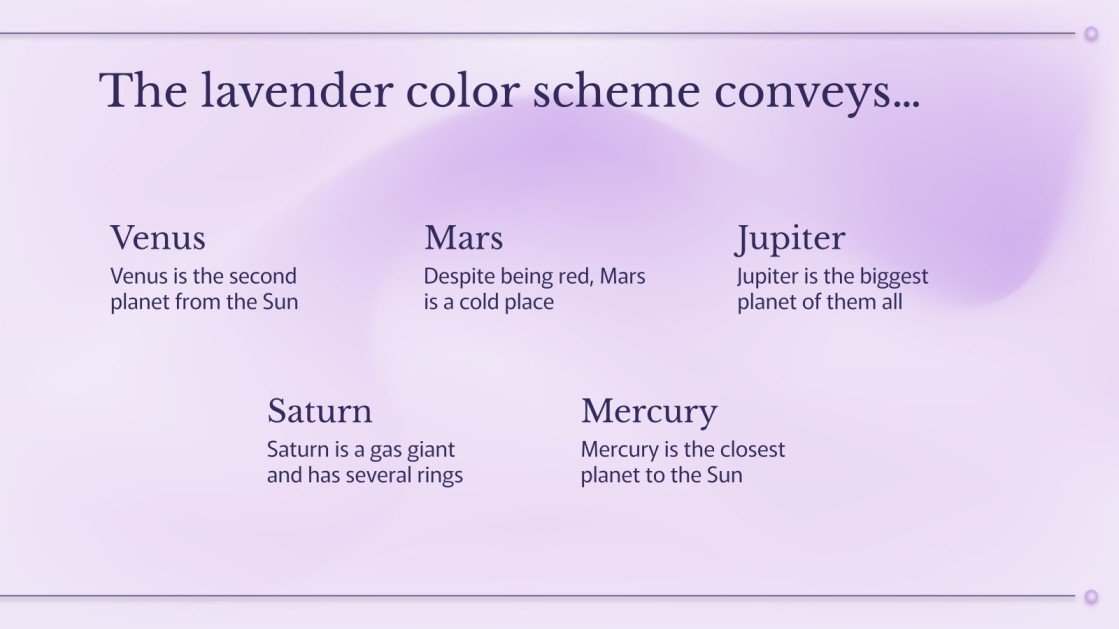 Elegant Digital Lavender Lesson | Google Slides & PPT