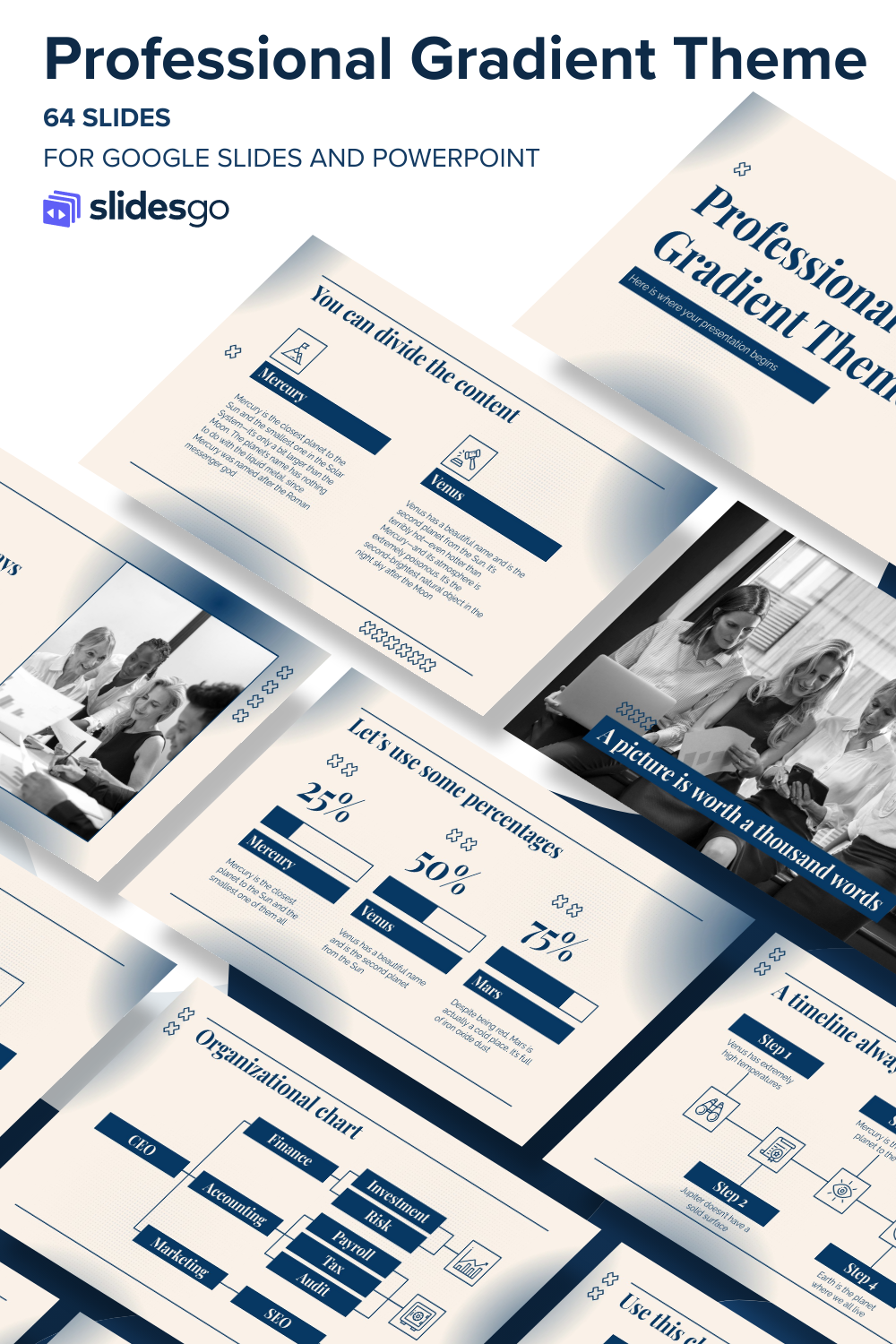 Professional Gradient Theme | Google Slides & PowerPoint