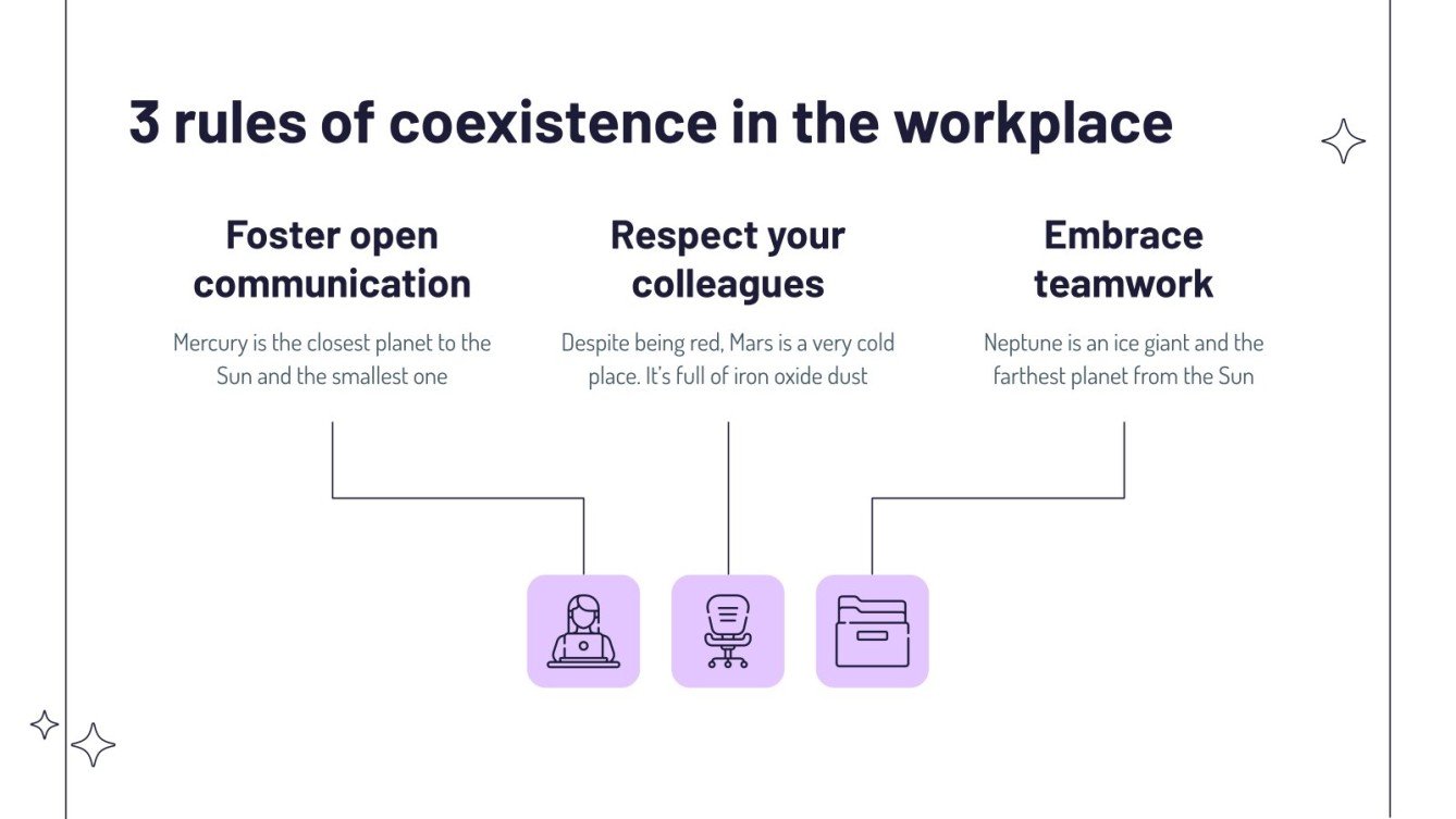 Rules of Coexistence in the Workplace | Google Slides & PPT