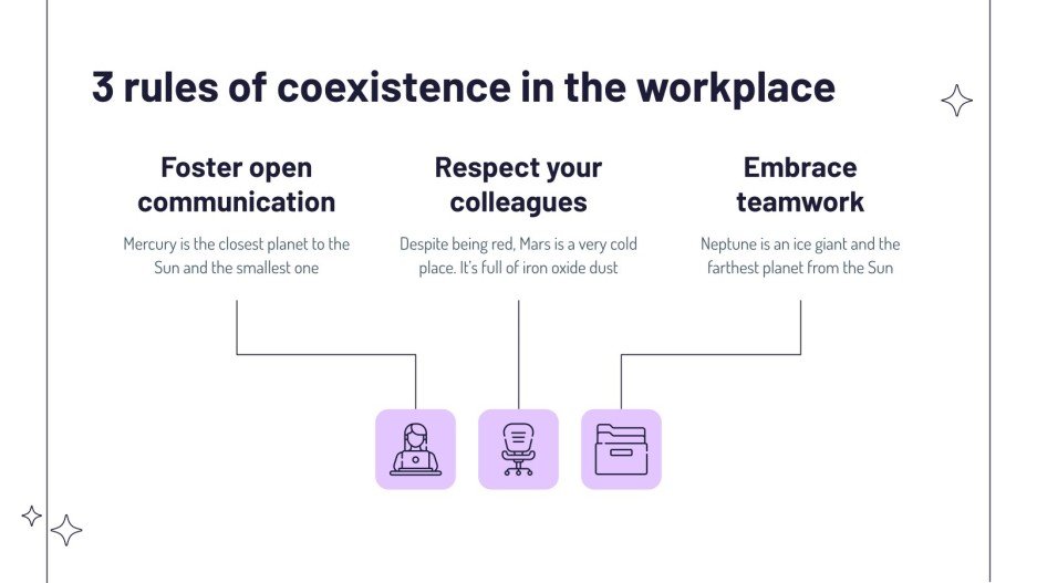 Rules of Coexistence in the Workplace | Google Slides & PPT