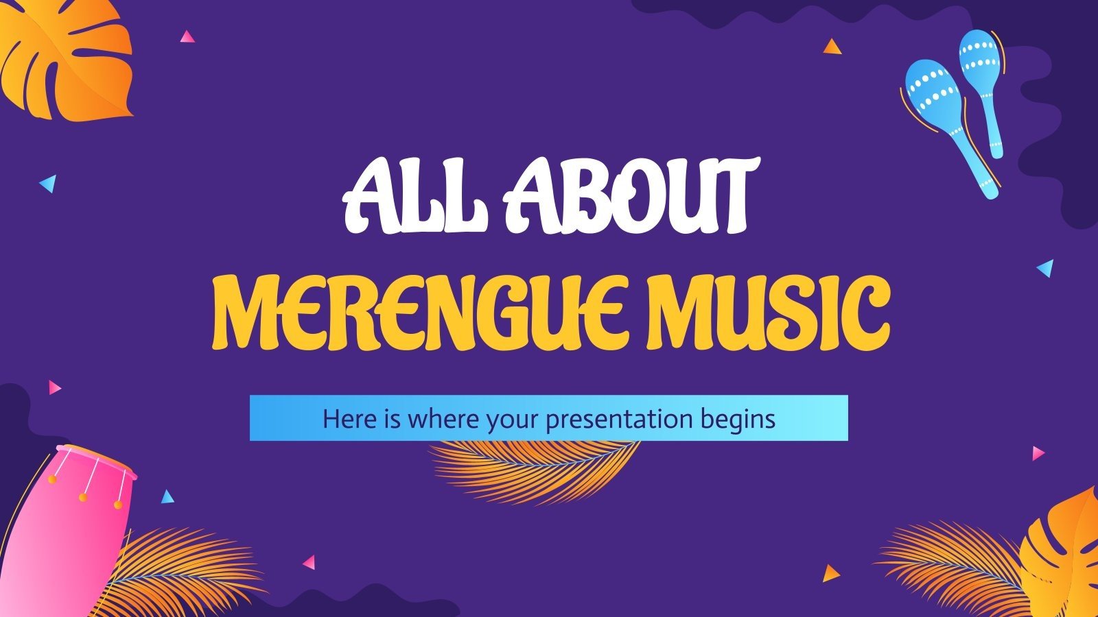 Todo sobre el merengue | Google Slides y PowerPoint