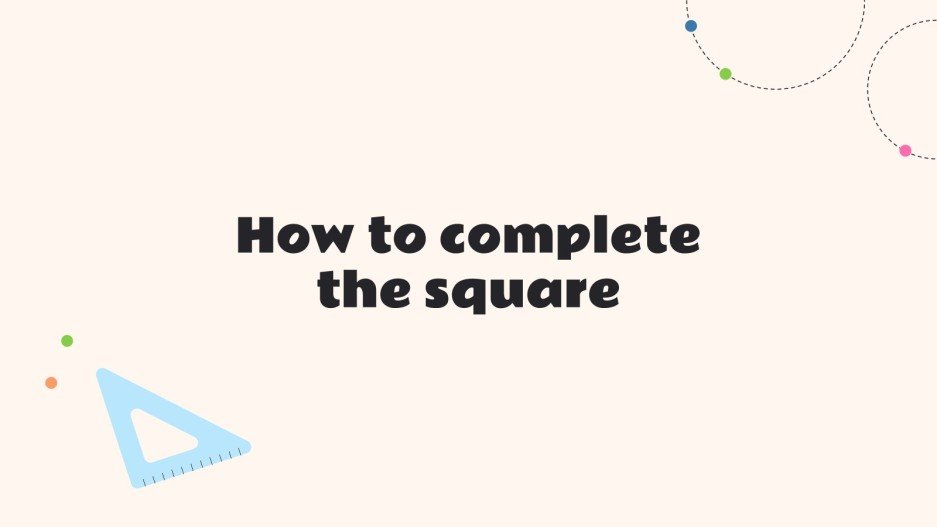 All About Completing the Square | Google Slides & PowerPoint