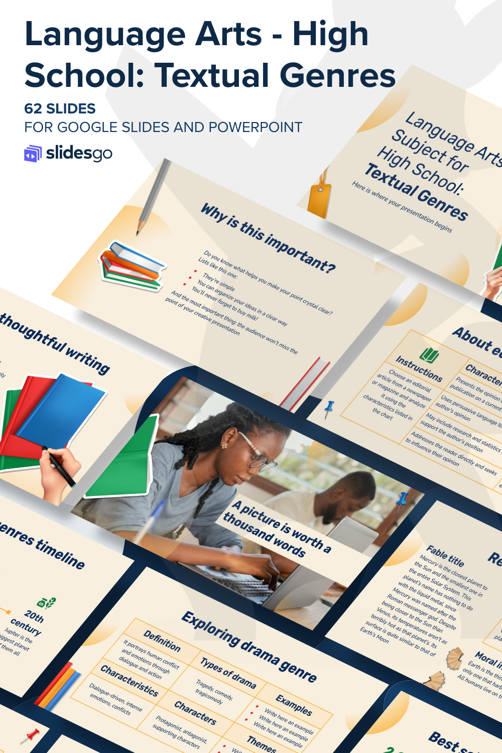 Language Arts Subject for High School: Textual Genres