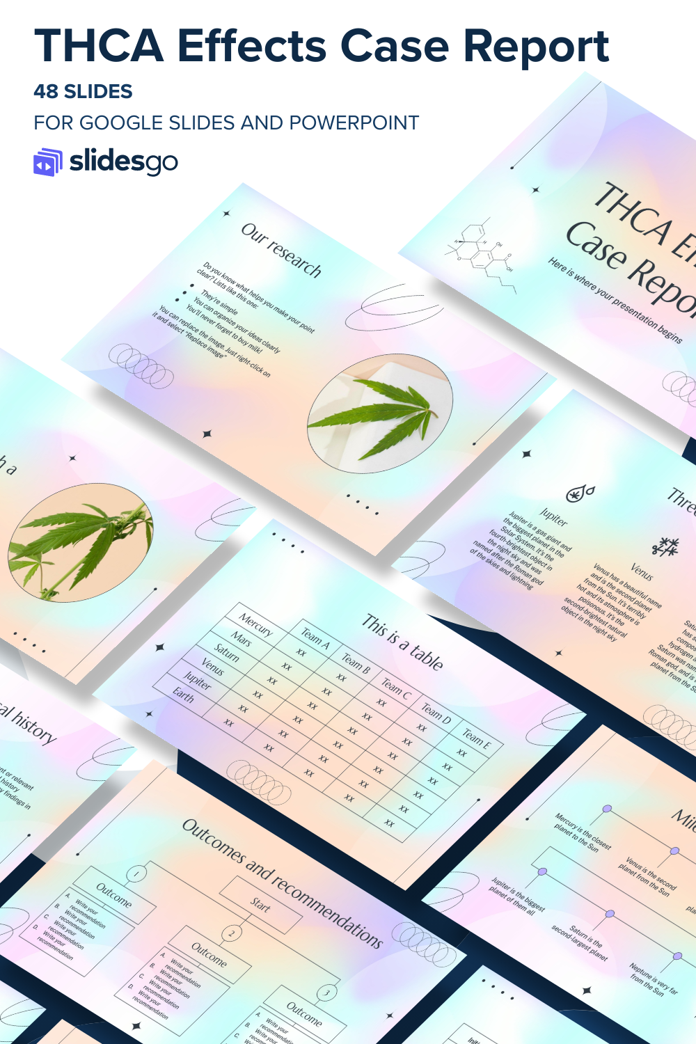 THCA Effects Case Report | Google Slides & PowerPoint