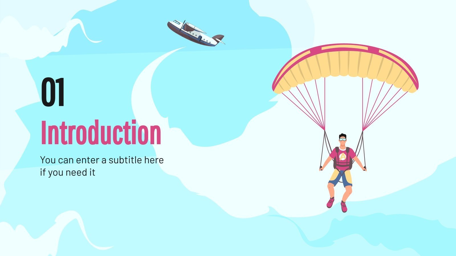 Extreme Sport: Skydiving | Google Slides & PowerPoint