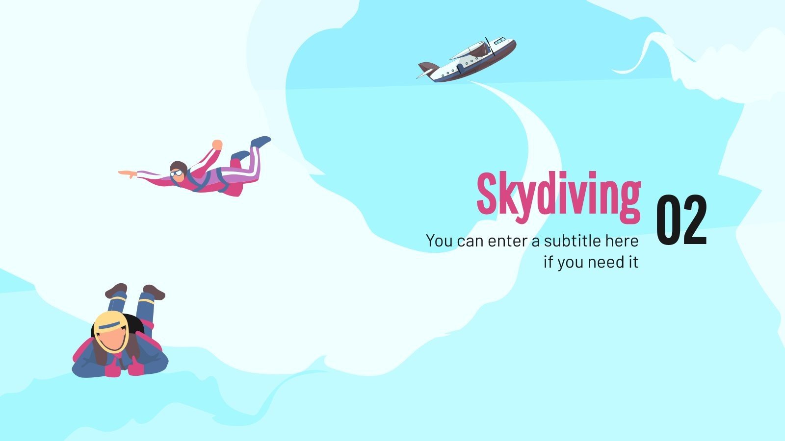 Extreme Sport: Skydiving | Google Slides & PowerPoint