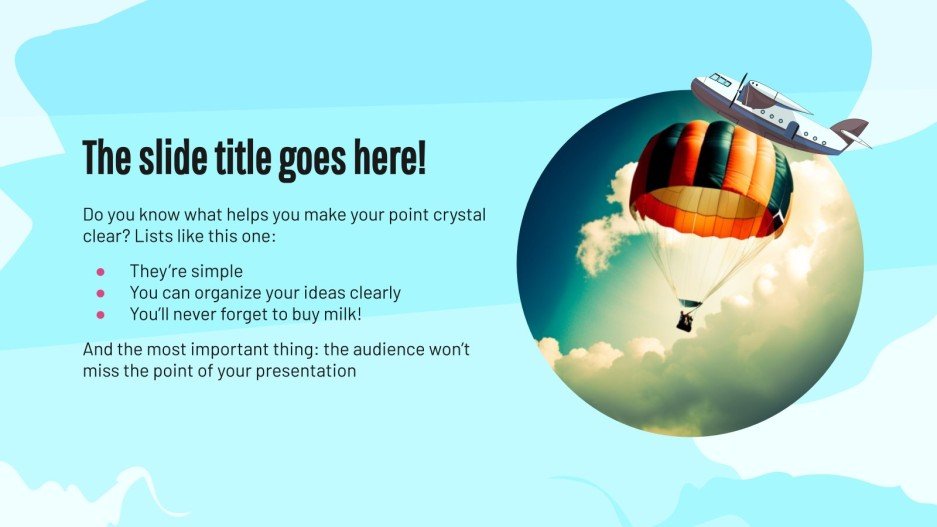 Extreme Sport: Skydiving | Google Slides & PowerPoint