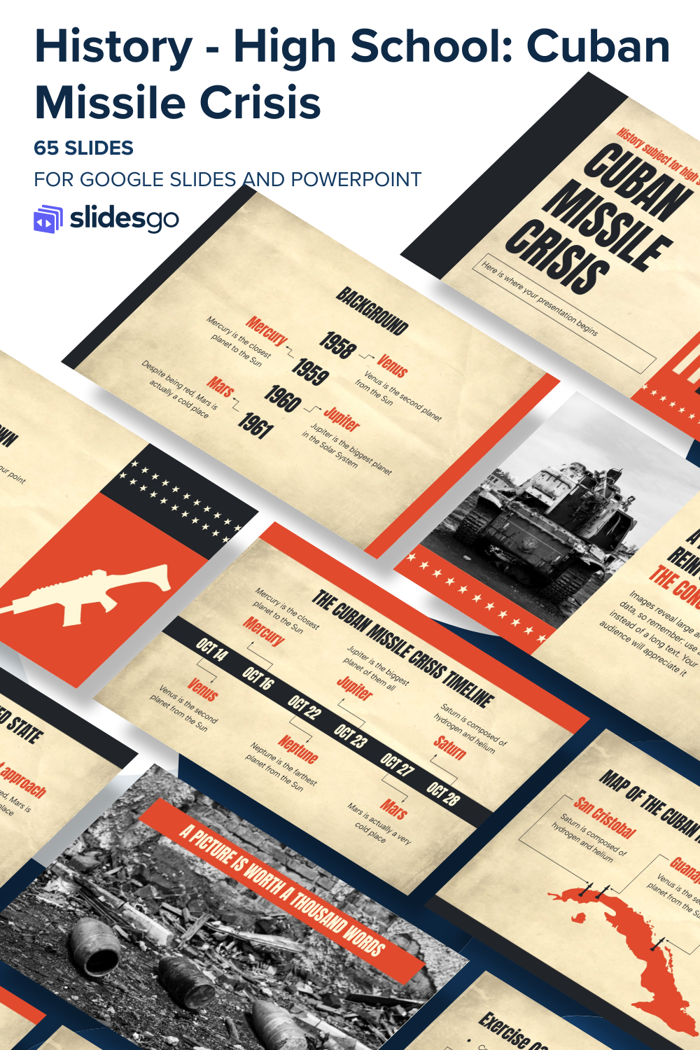 History: Cuban Missile Crisis | Google Slides & PowerPoint