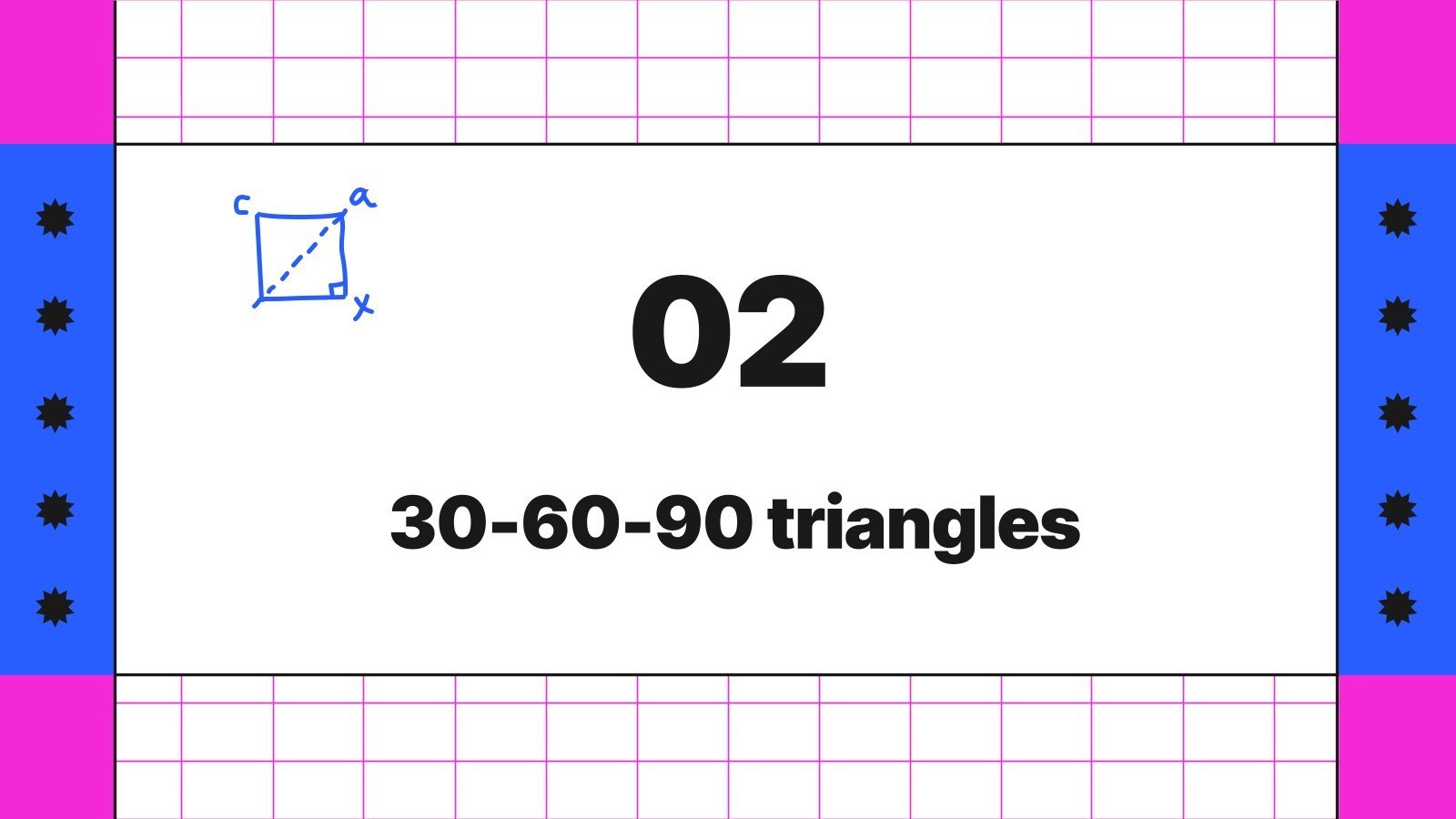 Triángulos rectos | Google Slides y PowerPoint