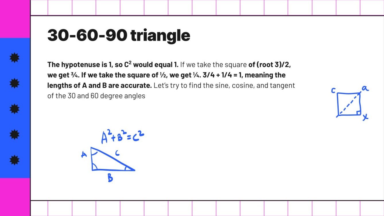 Triángulos rectos | Google Slides y PowerPoint