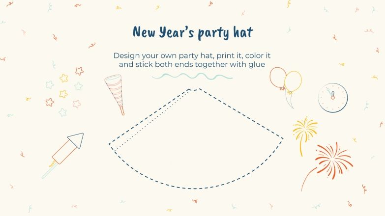 Pre-K New Year's Eve Activities Google Slides & PPT Template