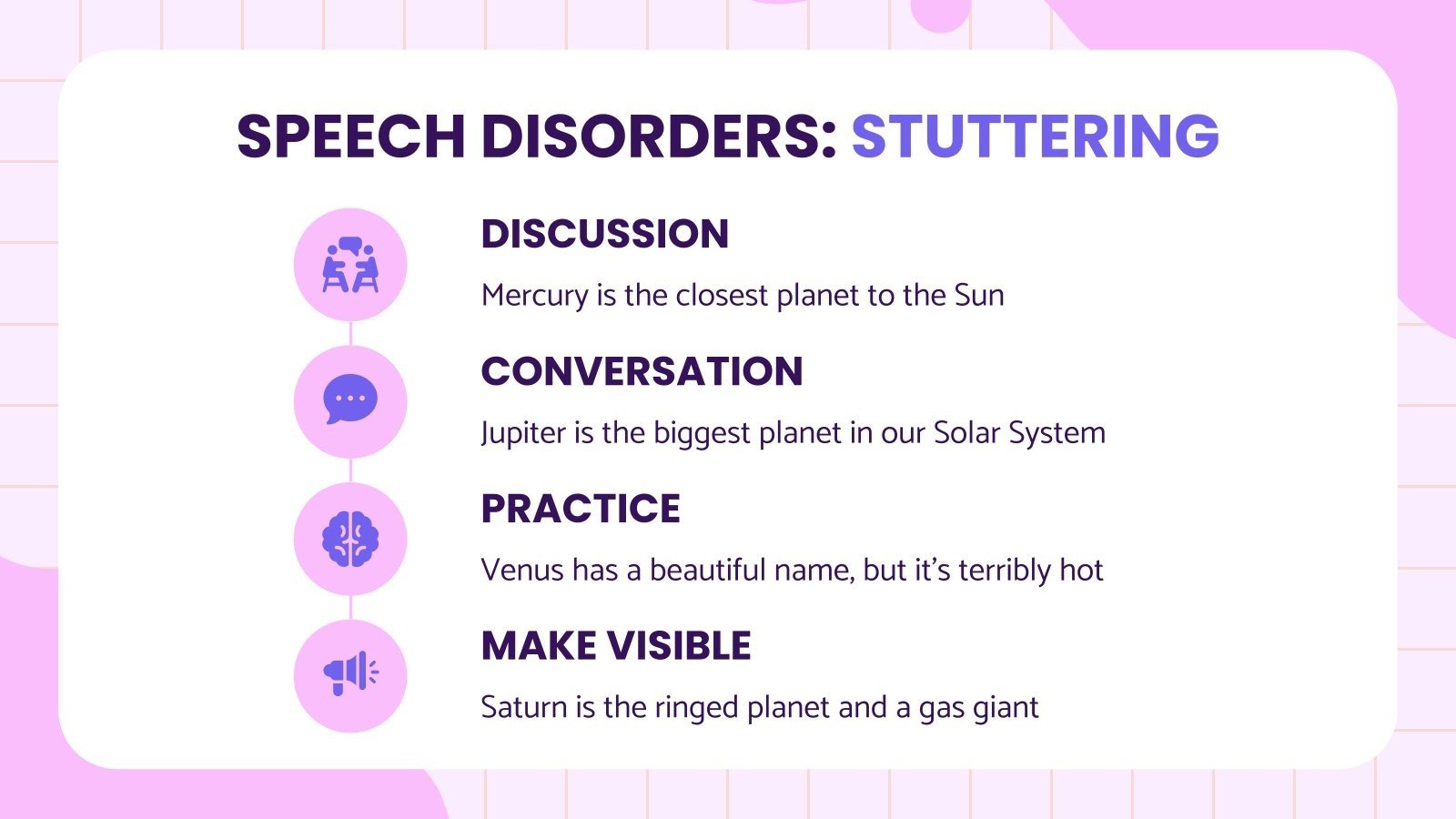 Speech Disorders: Stuttering Infographics | Google Slides