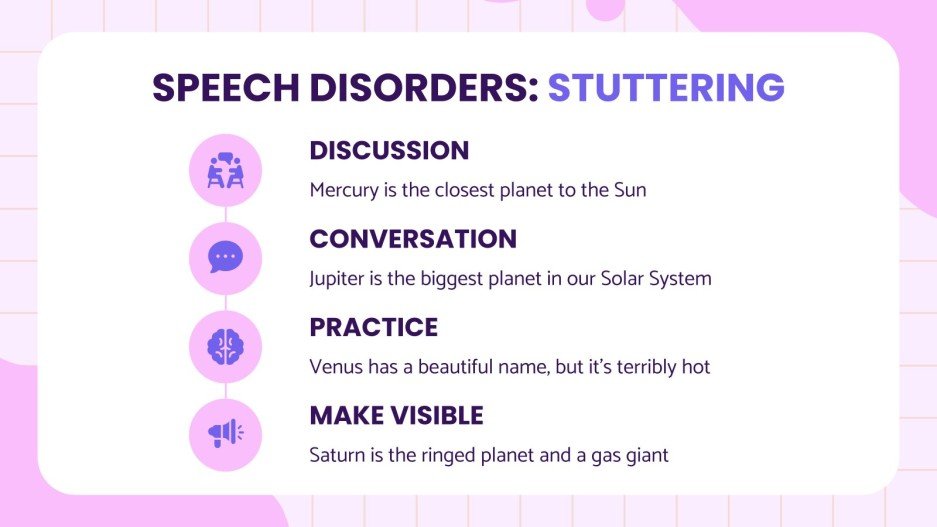 Speech Disorders: Stuttering Infographics | Google Slides