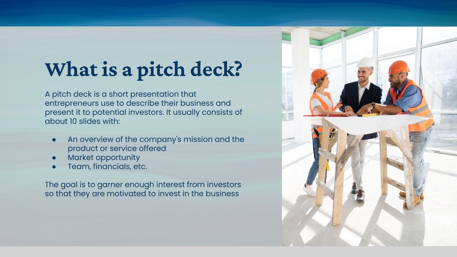 Dam Construction Pitch Deck | Google Slides & PPT