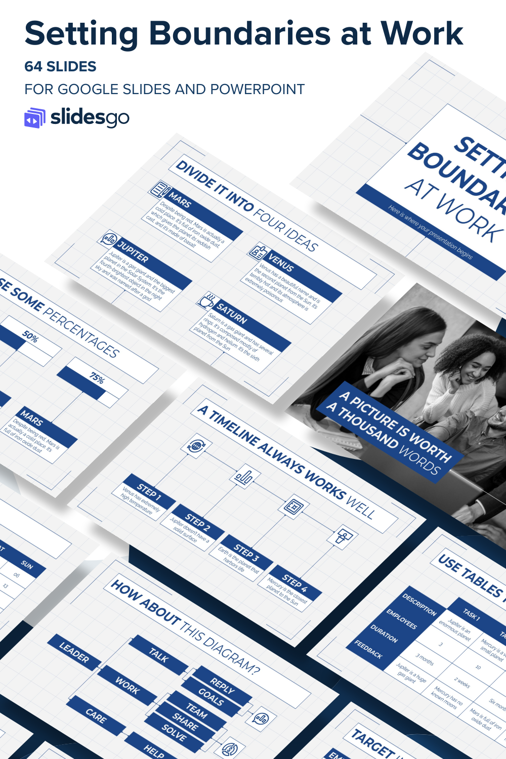 Setting Boundaries at Work | Google Slides & PowerPoint