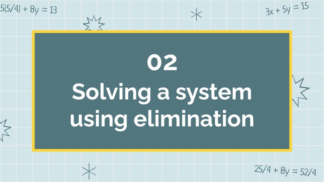 How to Solve a System of Equations Using Elimination