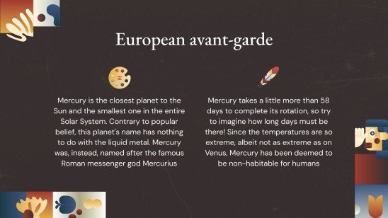 Art for High School: European Avant-garde | Google Slides