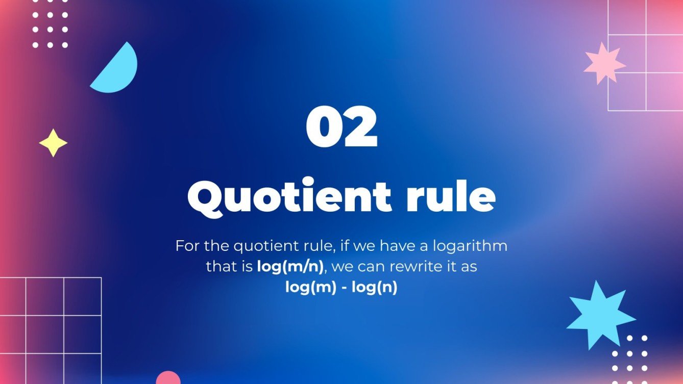 Properties of Logarithms! | Google Slides & PowerPoint