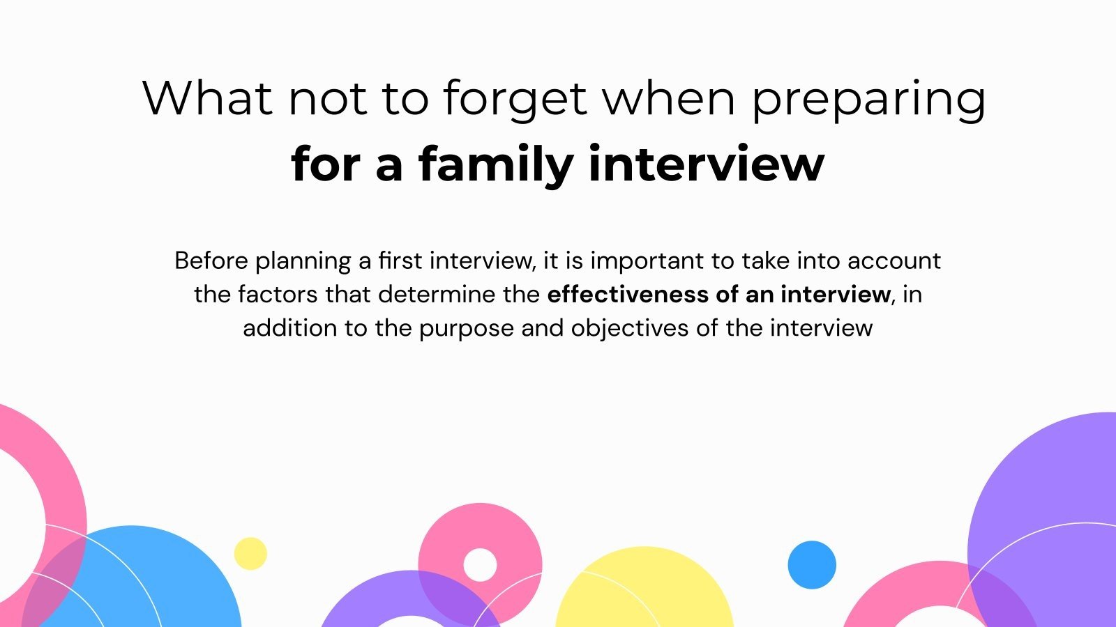Family interview | Google Slides & PowerPoint