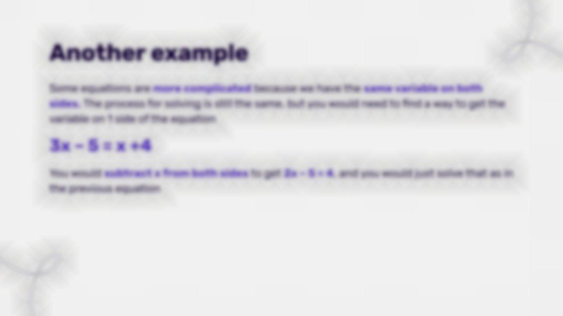 Introducción al álgebra: variables, expresiones y ecuaciones