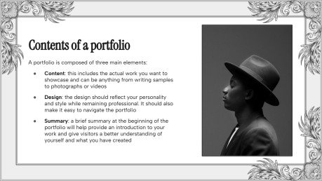Somber Style Portfolio | Google Slides & PowerPoint