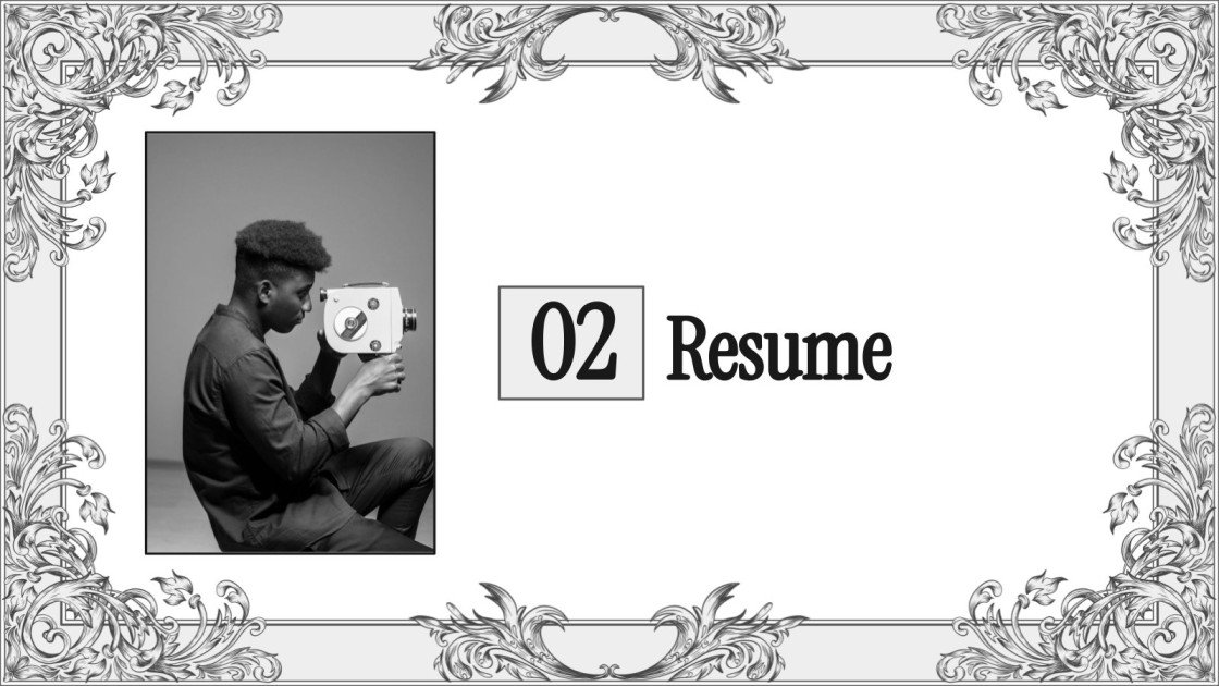 Somber Style Portfolio | Google Slides & PowerPoint