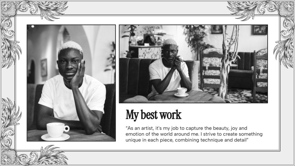 Somber Style Portfolio | Google Slides & PowerPoint