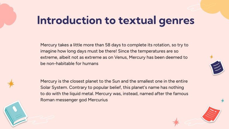 Língua e literatura: gêneros textuais | Google Slides e PPT