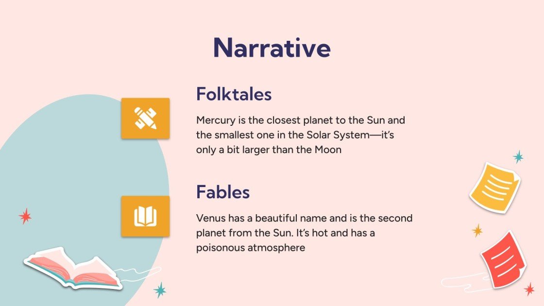 Língua e literatura: gêneros textuais | Google Slides e PPT