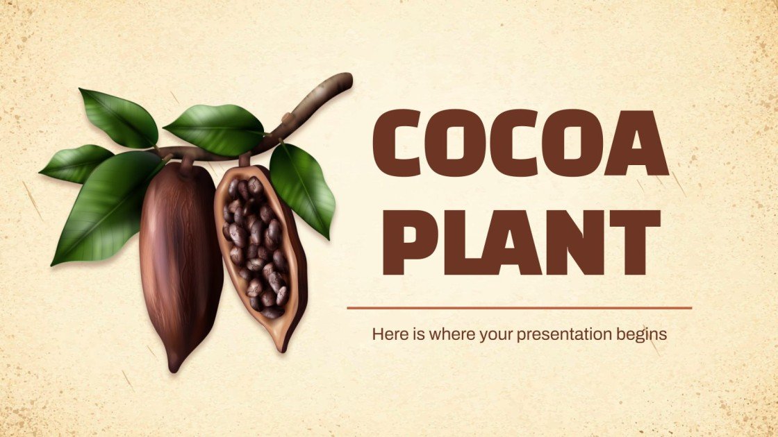 Planta de cacao | Google Slides y PowerPoint