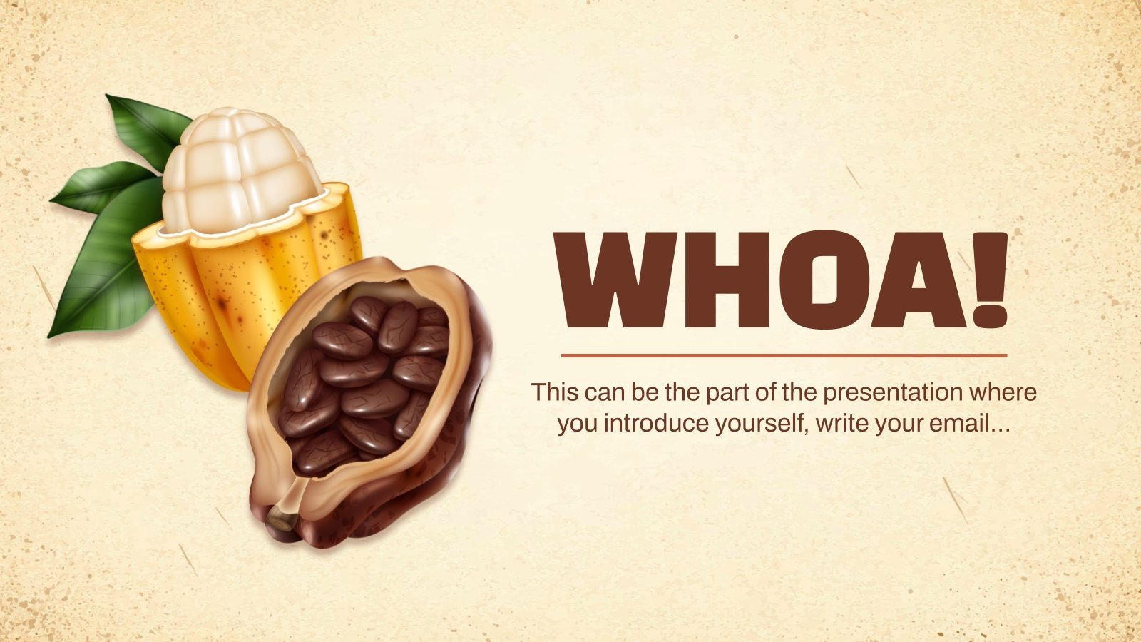 Cocoa Plant | Google Slides & PowerPoint