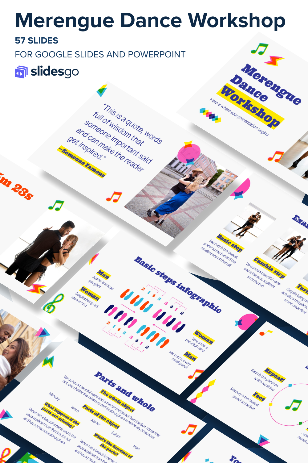 Merengue Dance Workshop | Google Slides and PowerPoint