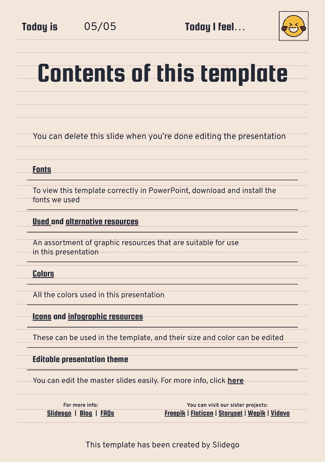 Diario supersecreto imprimible | Google Slides y PowerPoint