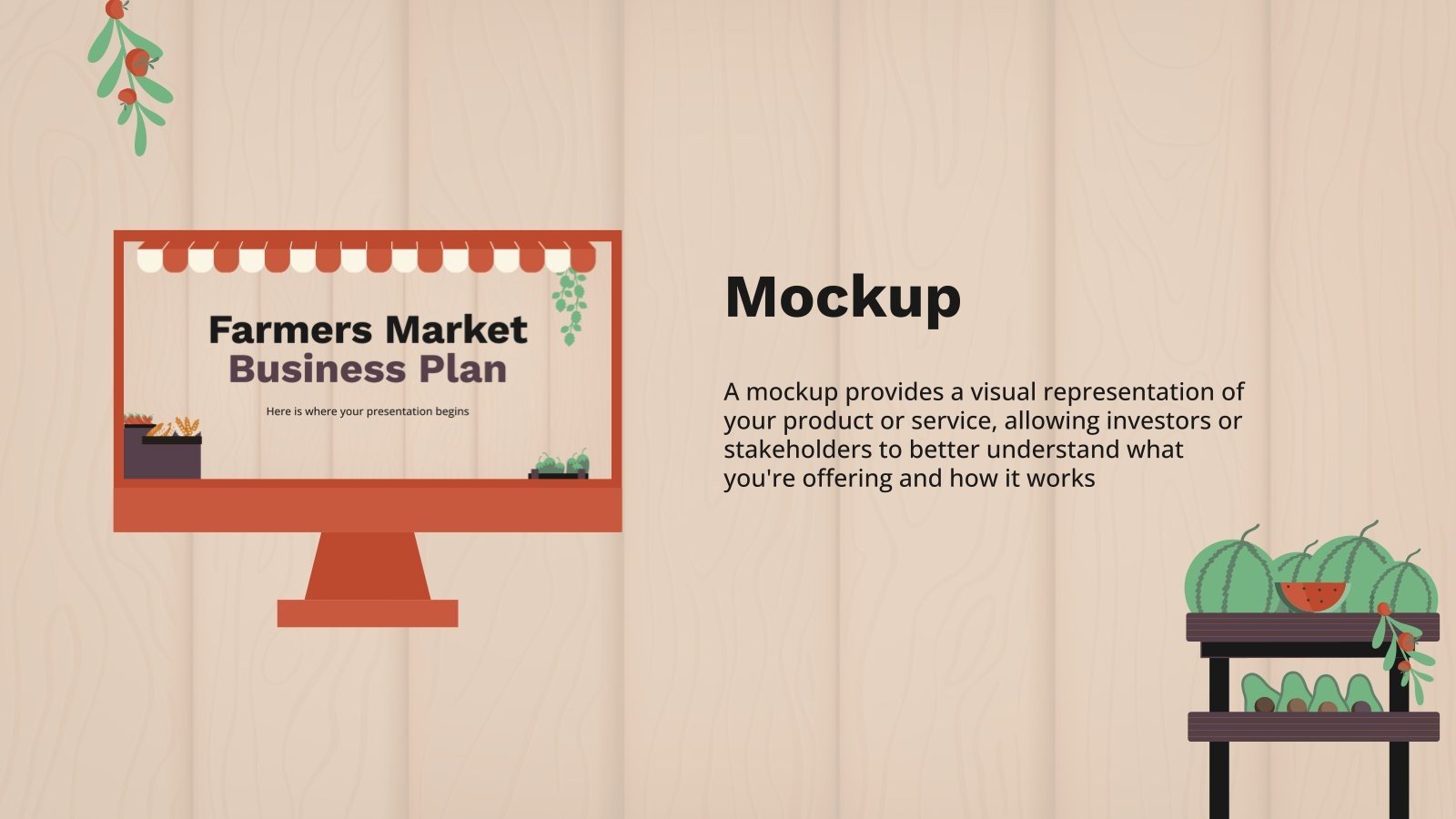 Farmers Market Business Plan | Google Slides & PowerPoint