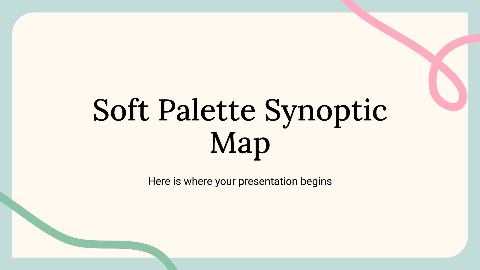 Soft Palette Synoptic Map | Google Slides & PowerPoint