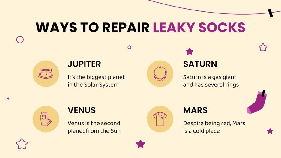 Comfy Socks Theme | Google Slides & PowerPoint template