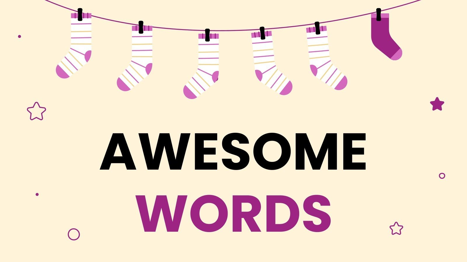 Comfy Socks Theme | Google Slides & PowerPoint template