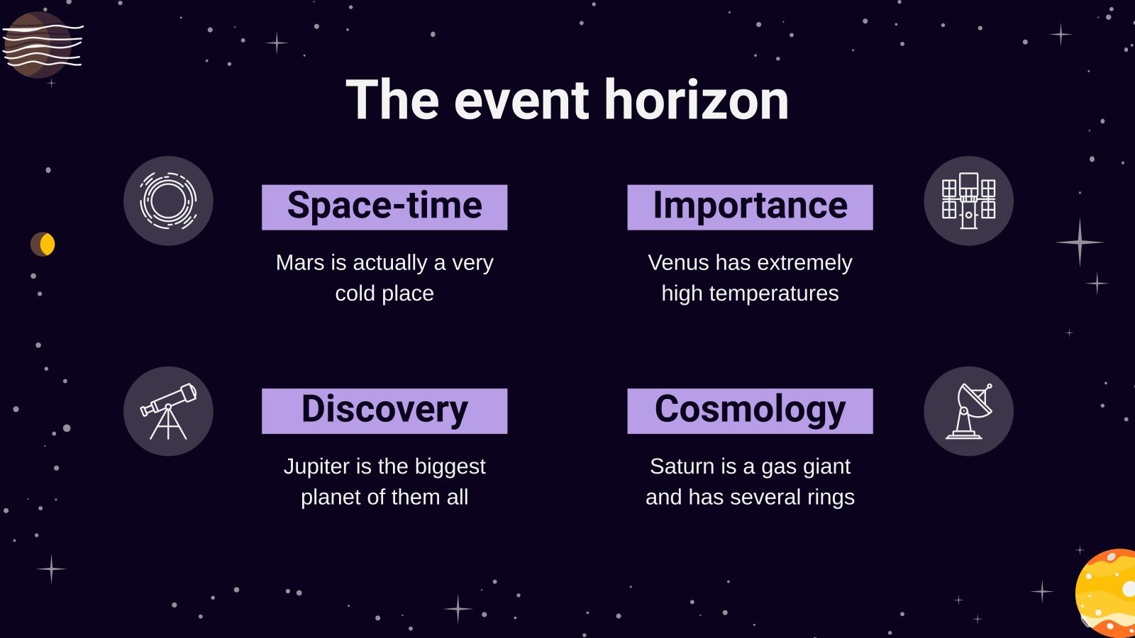 Science Subject for High School: Black Hole | Google Slides
